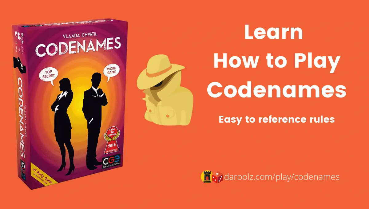 Easy How To Play Codenames Rules In SImple Steps