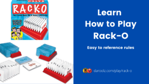 Easy to read How to Play Rack-O Rules