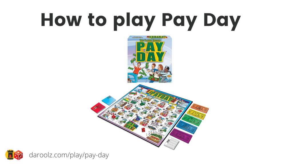 Quick get started rules for Pay Day board game