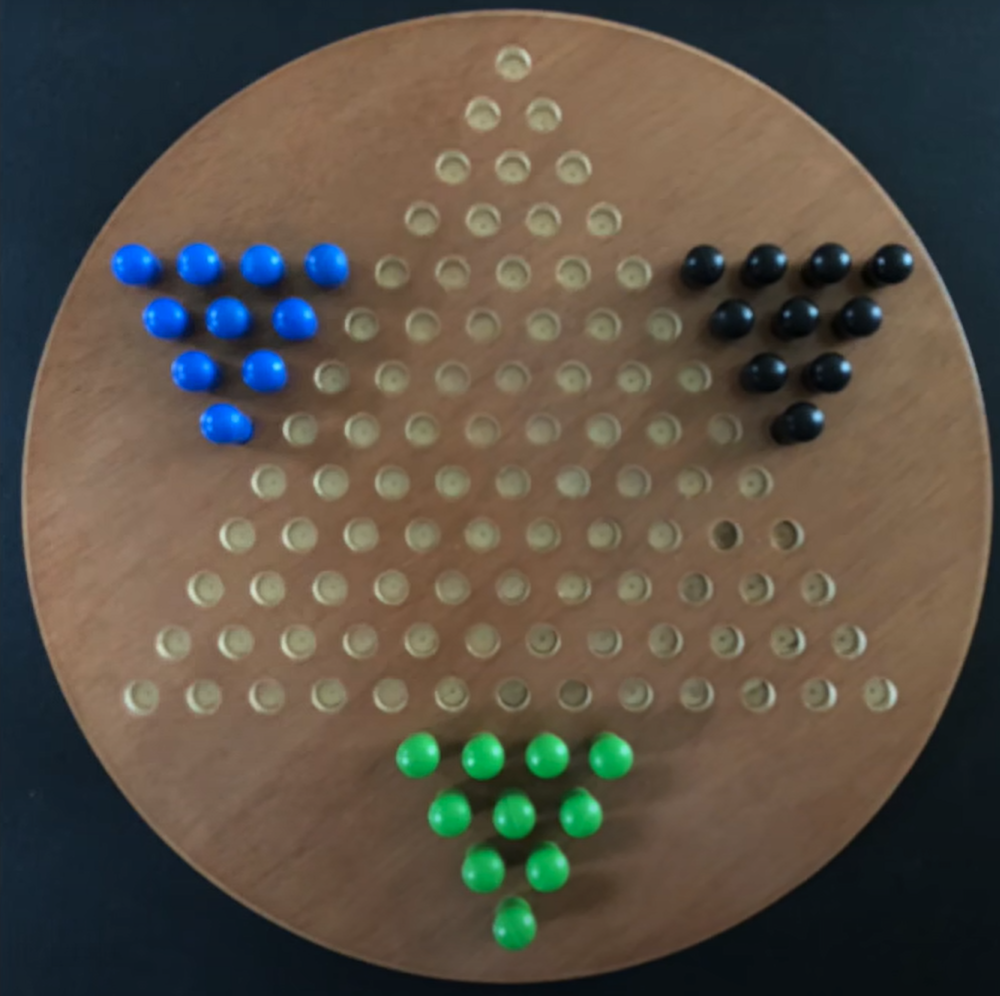 Rules to Chinese Checkers in Simple Steps